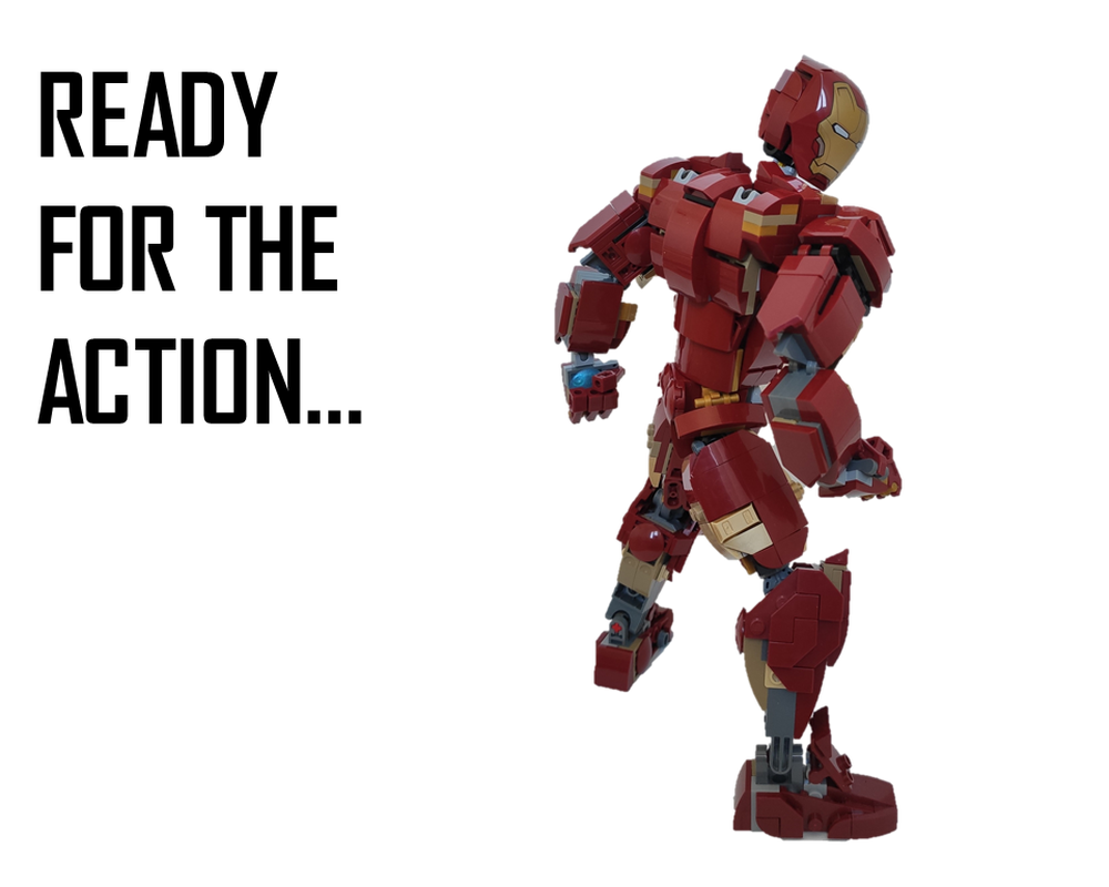 LEGO MOC Posable Iron Man Mark 43 by Bricked_Figs | Rebrickable - Build ...
