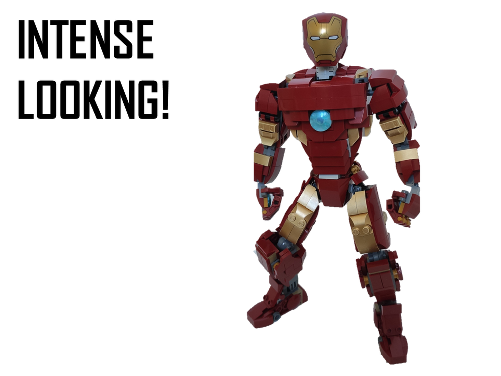 LEGO MOC Posable Iron Man Mark 43 by Bricked_Figs | Rebrickable - Build ...