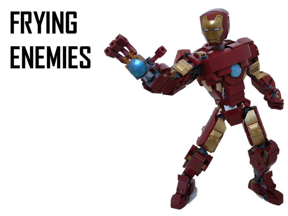 LEGO MOC Posable Iron Man Mark 43 by Bricked_Figs | Rebrickable - Build ...