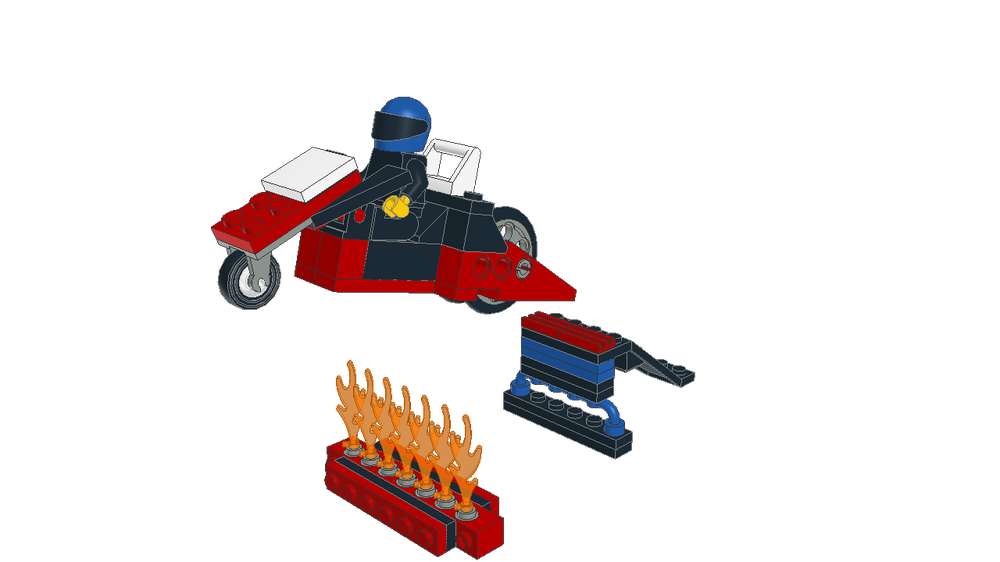 LEGO MOC 6580 Motorcycle by julien1001 | Rebrickable - Build with LEGO