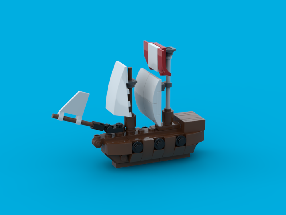 LEGO MOC-143869 Mini Pirate Ship by brickbicycle | Rebrickable - Build ...
