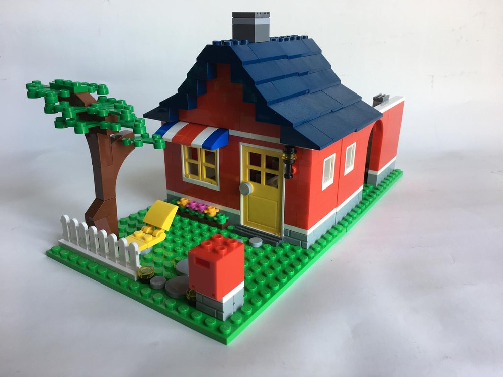 LEGO MOC 376 House with Garden RELOADED by Mith77 | Rebrickable - Build ...