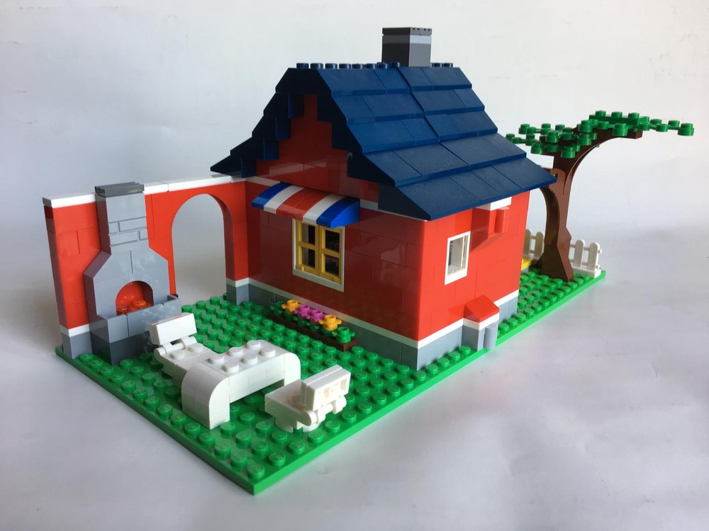 LEGO MOC 376 House with Garden RELOADED by Mith77 | Rebrickable - Build ...