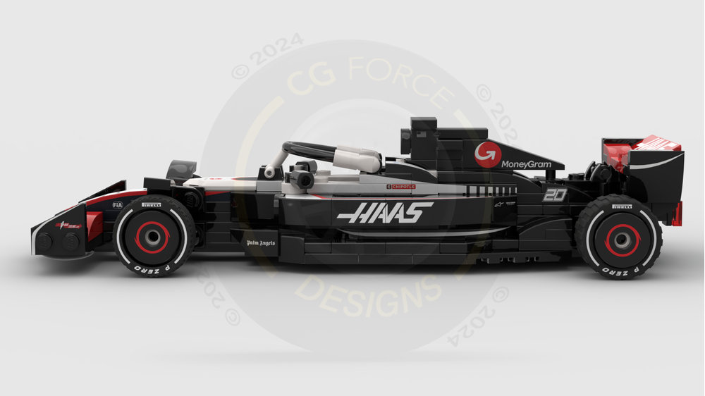 LEGO MOC F1 Haas VF-23 by CGForceDesigns | Rebrickable - Build with LEGO