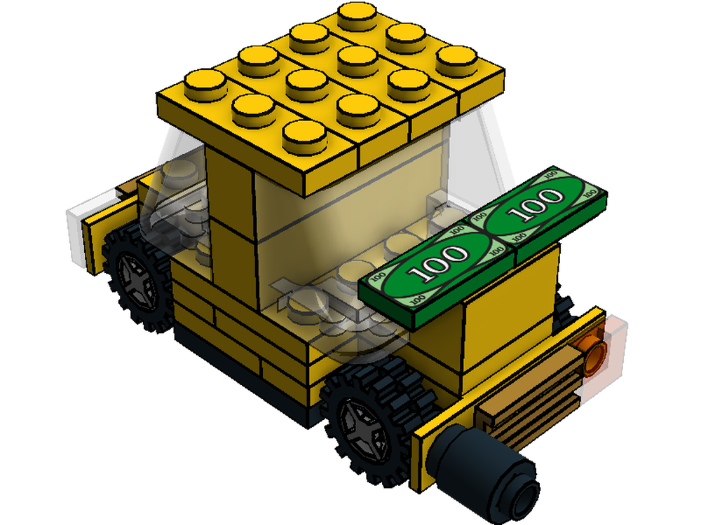 LEGO MOC yellow racing car by AhtiVee | Rebrickable - Build with LEGO