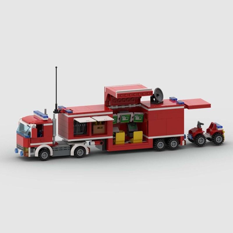 LEGO MOC Lego City Fire Brigade Command Truck by nicolas_brick_design ...