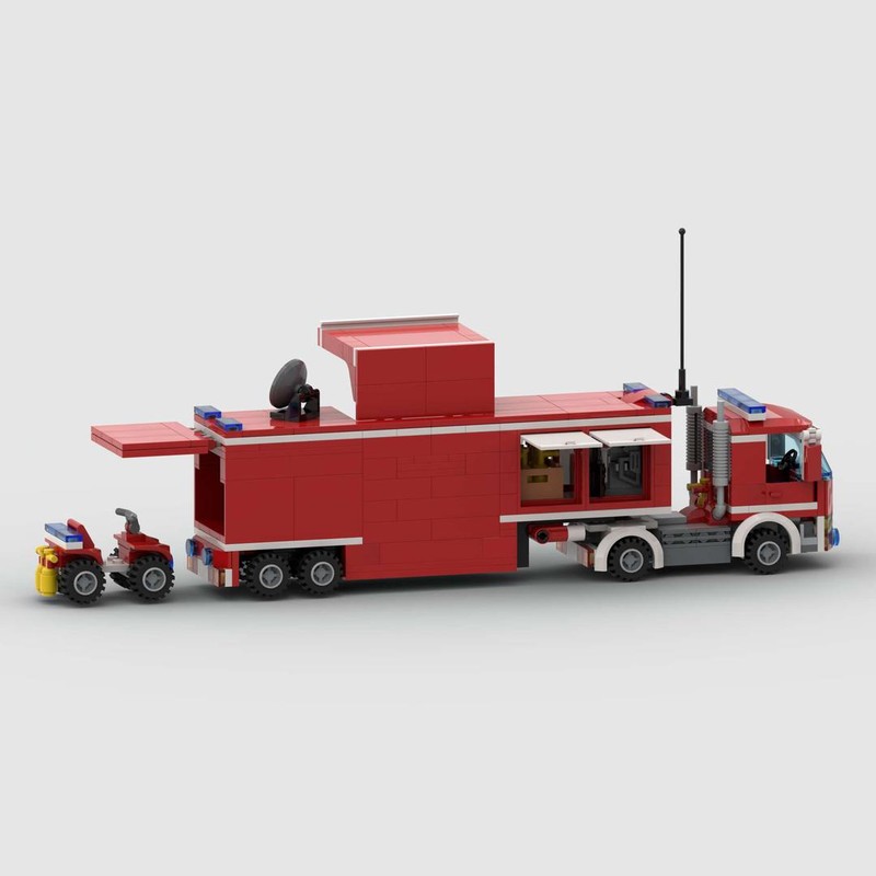 LEGO MOC Lego City Fire Brigade Command Truck by nicolas_brick_design ...