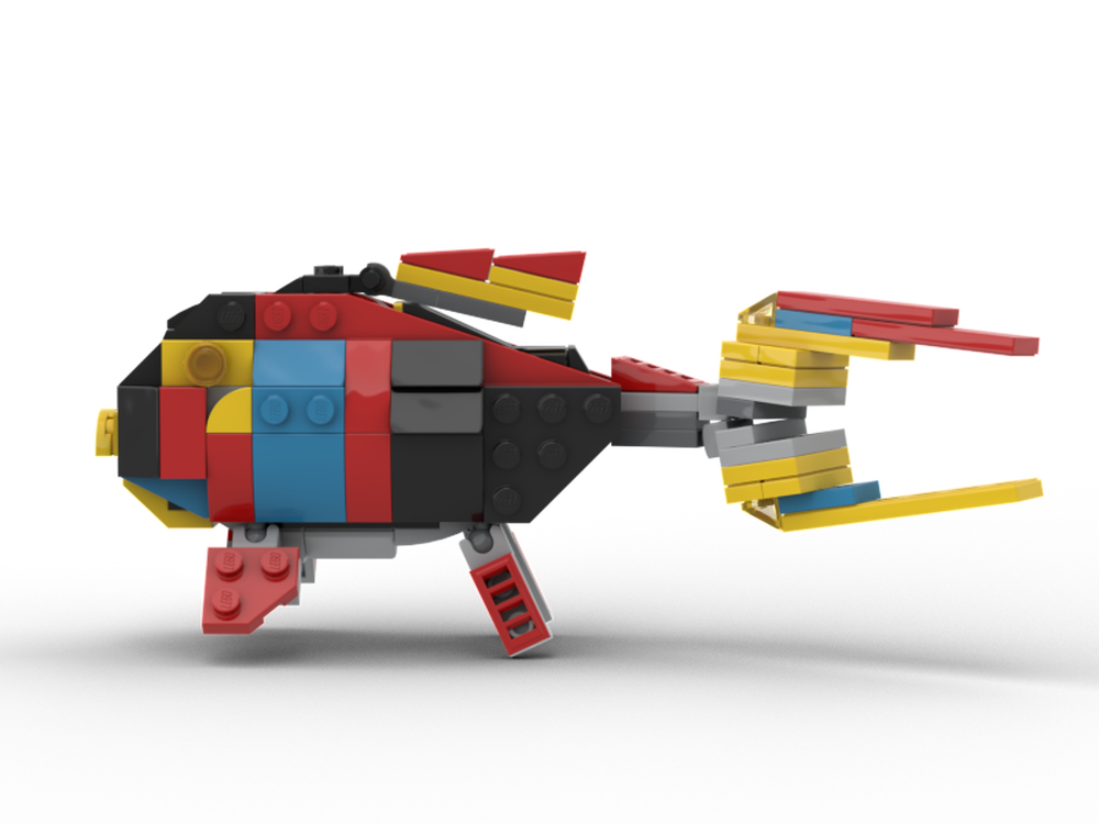 LEGO MOC Fish by zengogobrick | Rebrickable - Build with LEGO