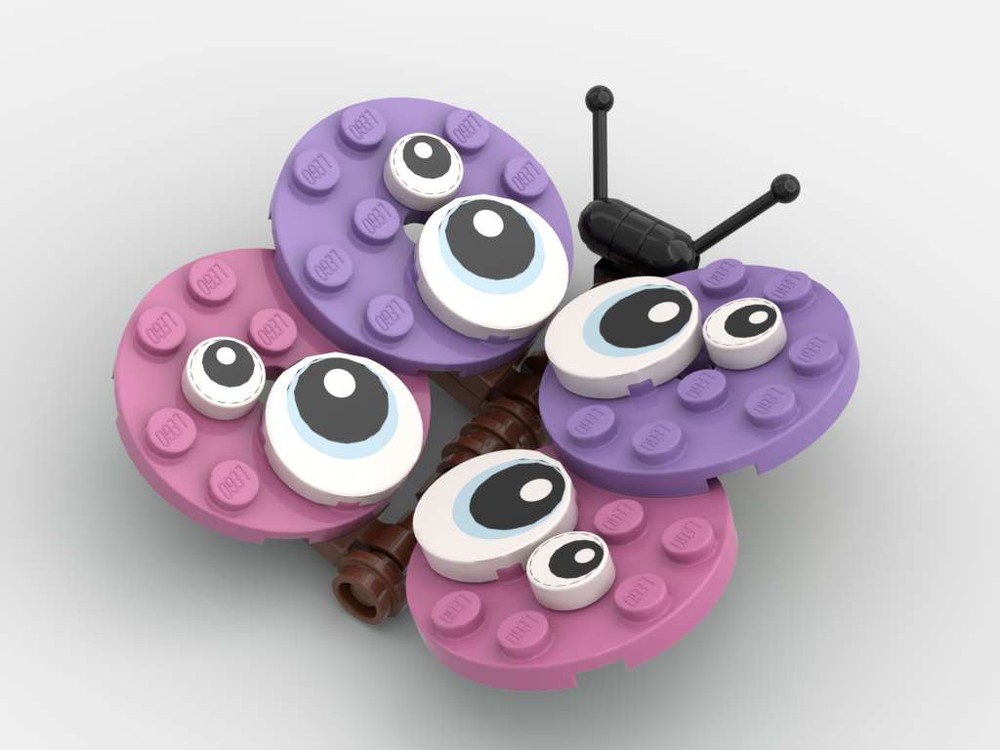 LEGO MOC Butterfly by guitardave_1 | Rebrickable - Build with LEGO