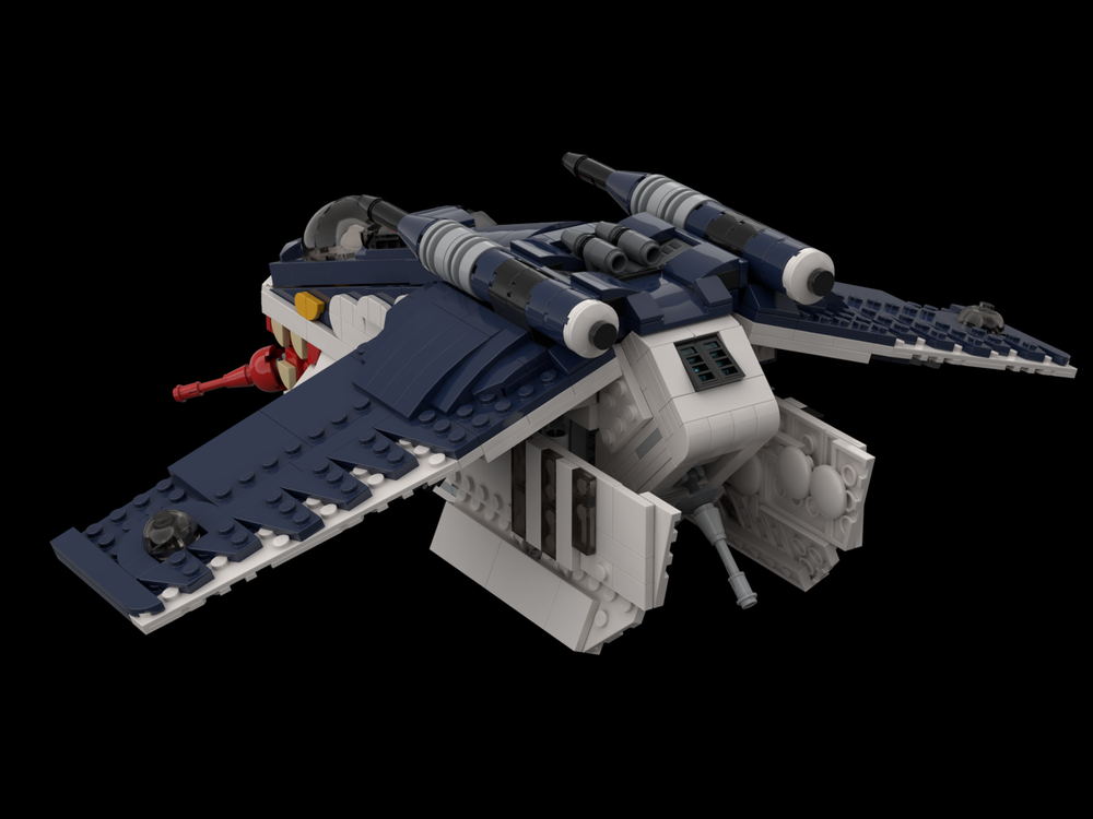 Lego Moc Muunilist 10 Laat Gunship By Lswfiend Rebrickable Build