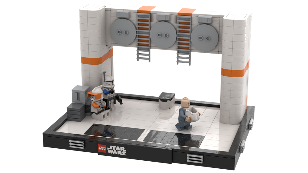 LEGO MOC Kamino Barracks / 99's Sacrifice - Diorama (The Clone Wars ...
