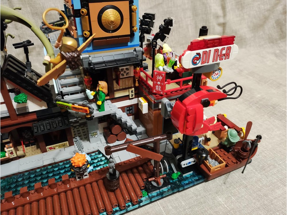LEGO MOC Shrimp Cafe - NINJAGO City Docks add-on by Fantasts ...