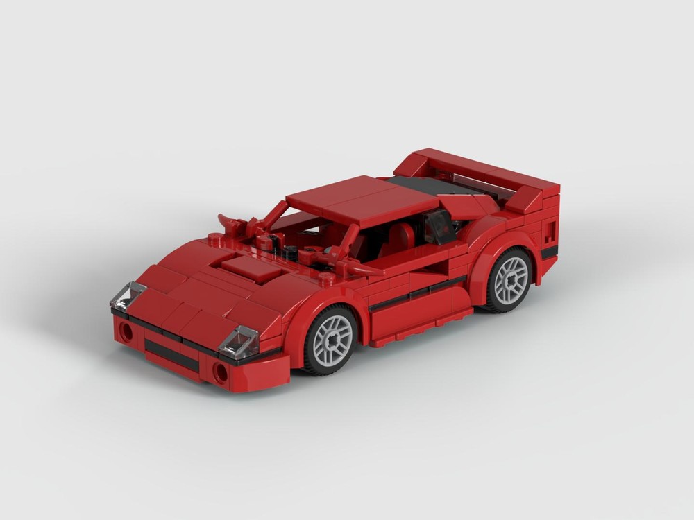 LEGO MOC Ferrari F40 by DinhTuanKiet | Rebrickable - Build with LEGO
