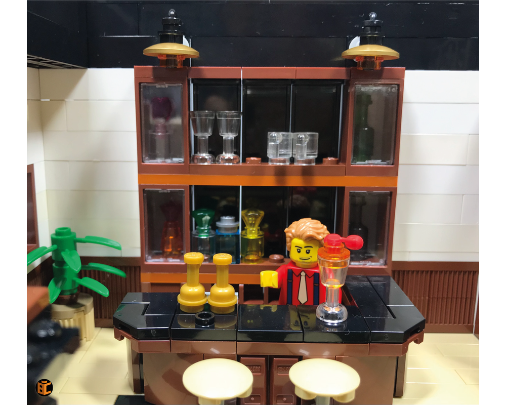 LEGO MOC Grand Union Bar & Lounge by BRICKCORNER | Rebrickable - Build ...