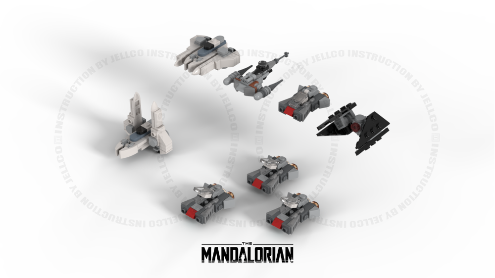 LEGO MOC Nano Size Starfighters in the MANDALORIAN Season 3 by jellco ...