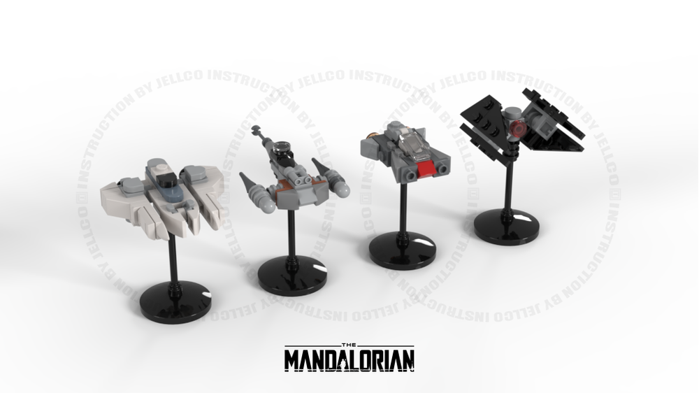 LEGO MOC Nano Size Starfighters in the MANDALORIAN Season 3 by jellco ...