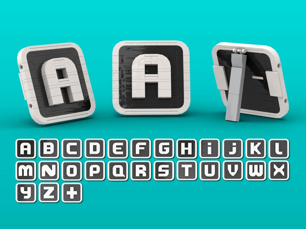 LEGO MOC Letters by tkel86 | Rebrickable - Build with LEGO