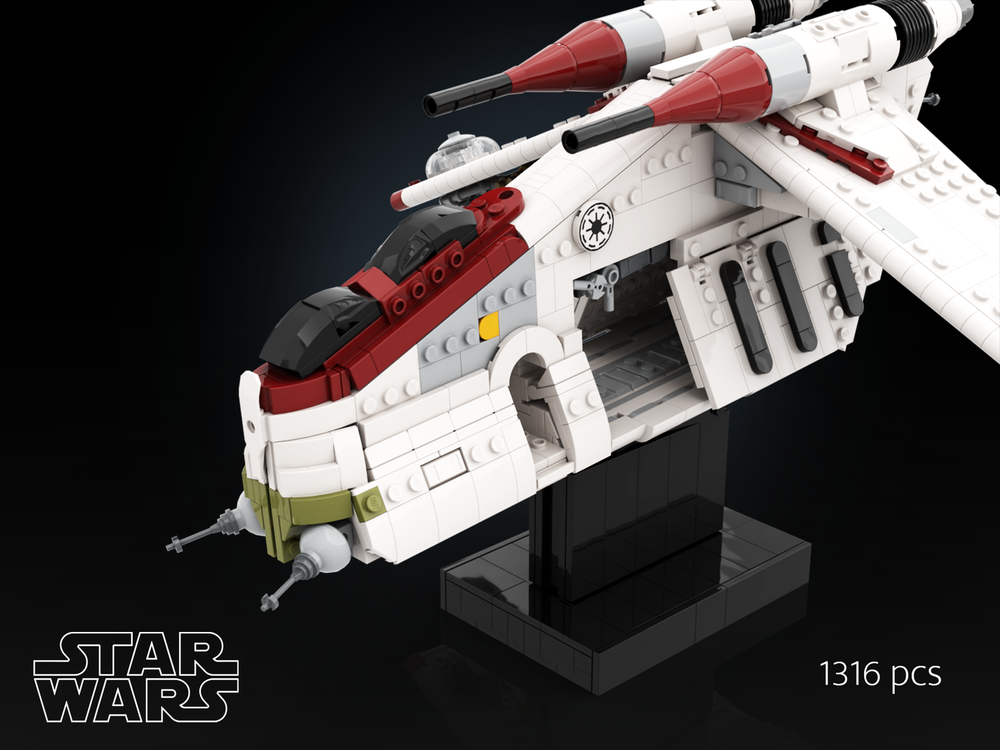 LEGO MOC LAAT Republic Gunship by Marius2002 | Rebrickable - Build with ...