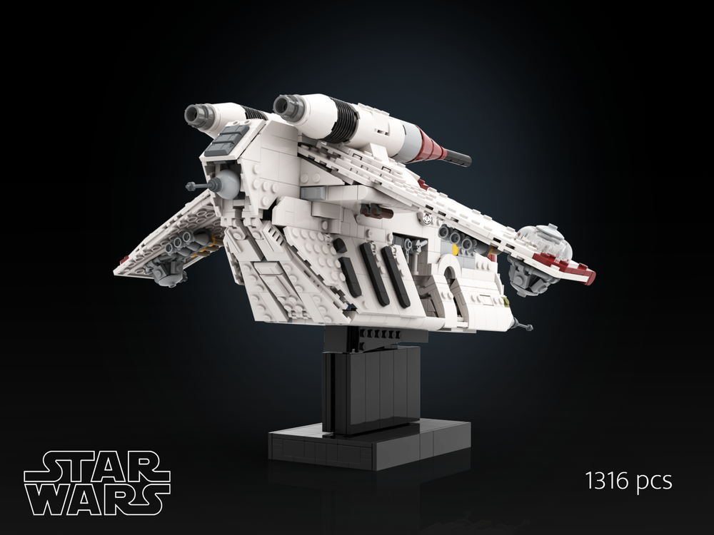 Lego Moc Laat Republic Gunship By Marius2002 Rebrickable Build With