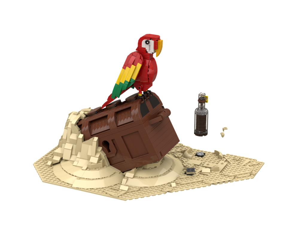 LEGO MOC Redbeard's Treasure Chest & More by Dwelve | Rebrickable ...