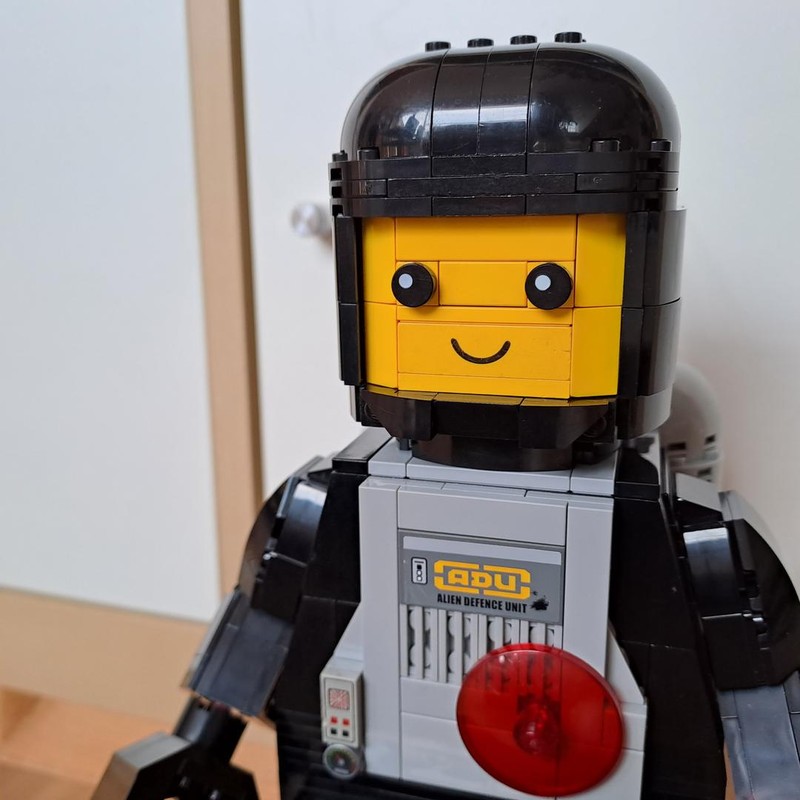 LEGO MOC Big Classic Spaceman Black with Booster Brick Build by dirk81 ...