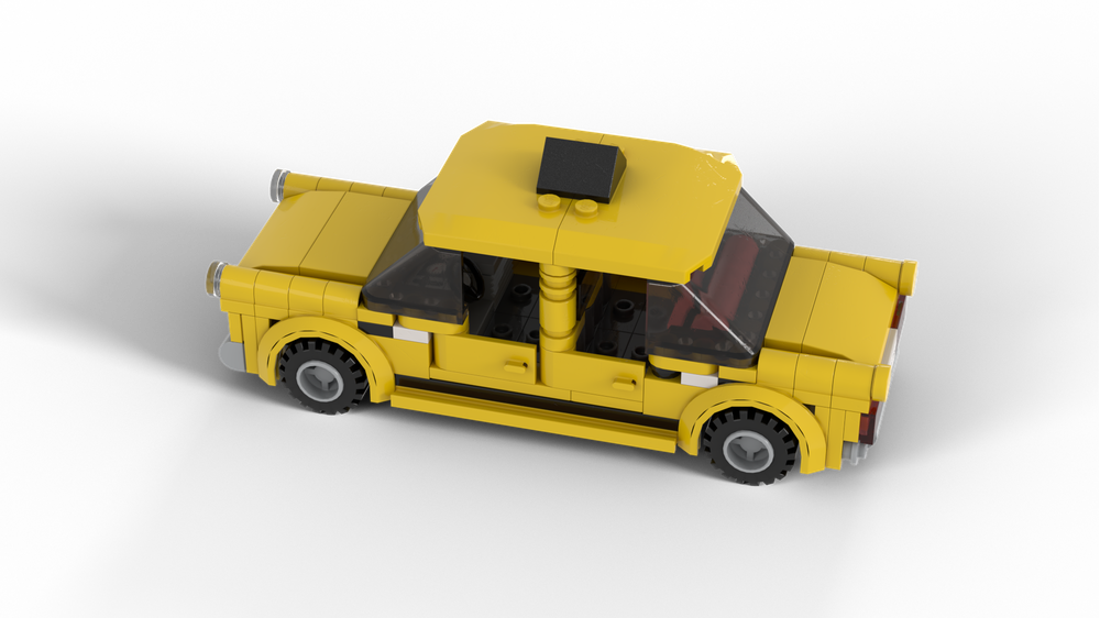 LEGO MOC 4 Seat Taxi Cab by deNnYthebEan | Rebrickable - Build with LEGO