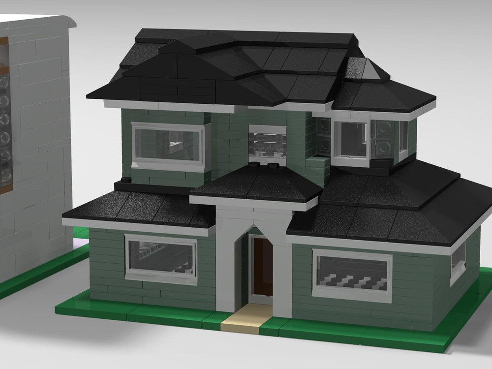 LEGO MOC Modern family houses by cecivier | Rebrickable - Build with LEGO