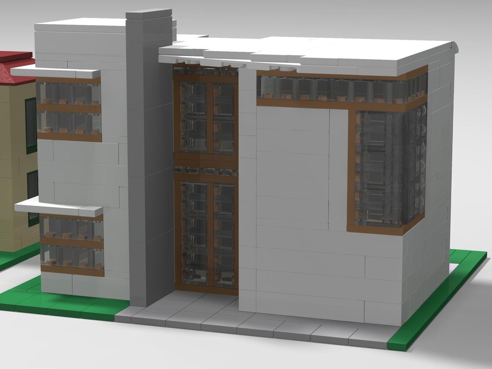 LEGO MOC Modern family houses by cecivier | Rebrickable - Build with LEGO