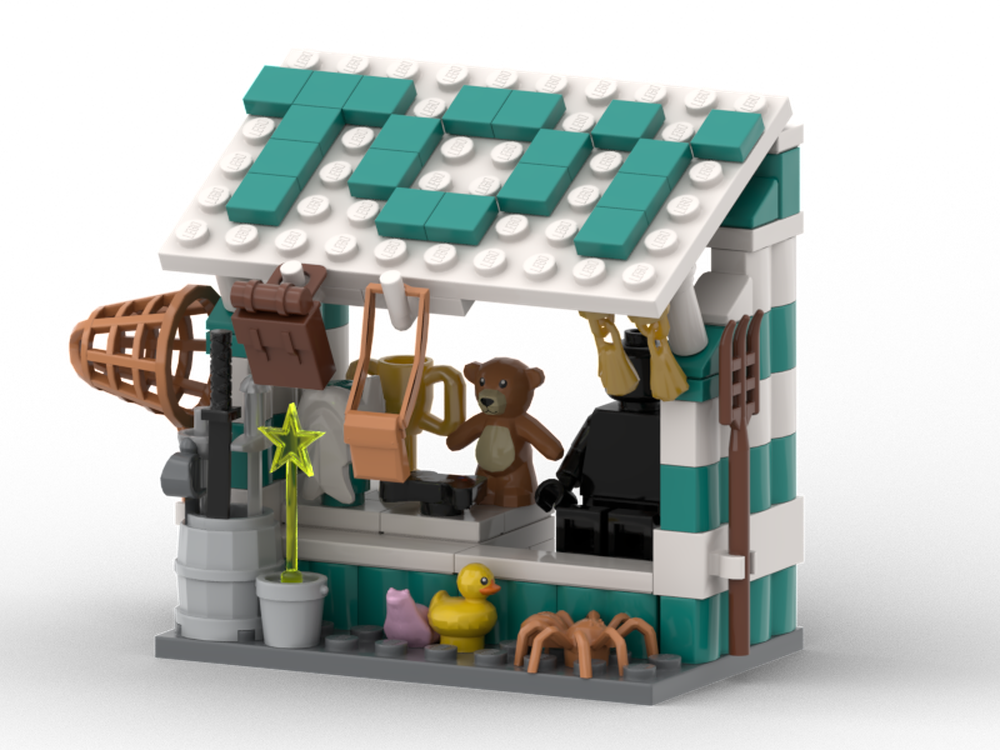 LEGO MOC Toy stand by Feviur | Rebrickable - Build with LEGO