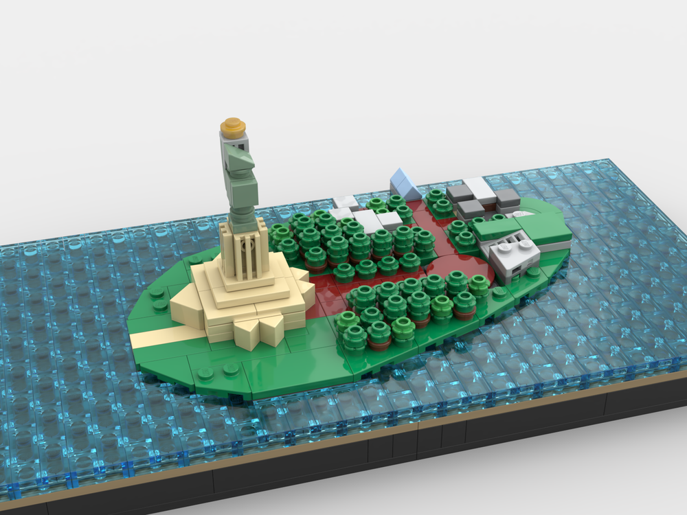 LEGO MOC Statue of Liberty | Liberty Island by Taters | Rebrickable ...