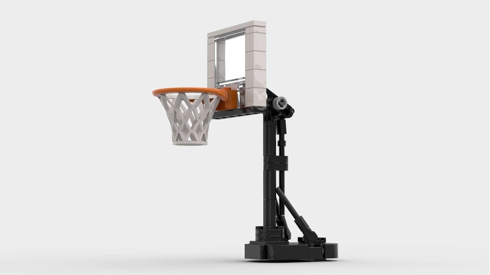 LEGO MOC Height Adjustable Basketball Hoop by 603bricks | Rebrickable ...