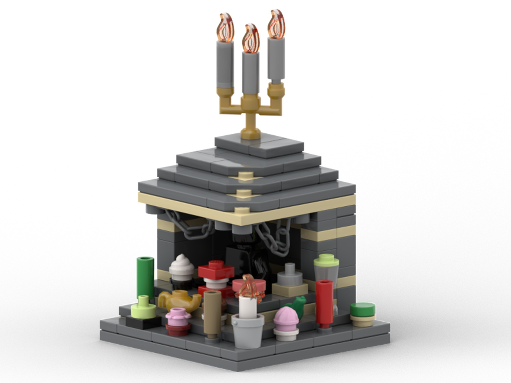 LEGO MOC Candle stand by Feviur | Rebrickable - Build with LEGO