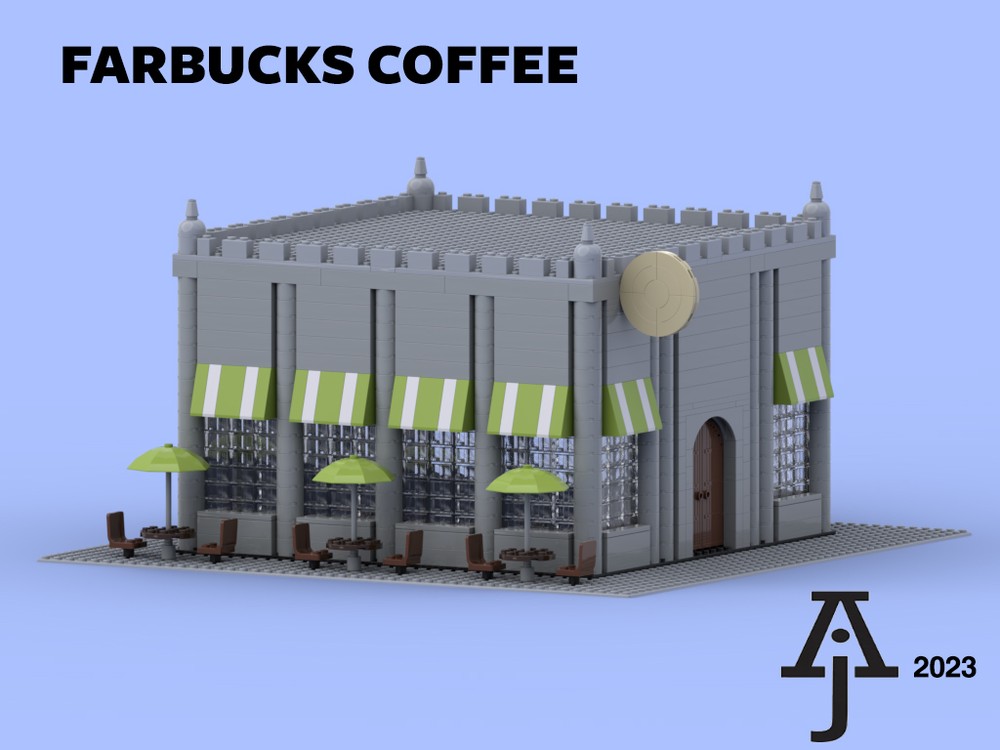 LEGO MOC Farbucks Coffee by ZLEGOMAN22 | Rebrickable - Build with LEGO