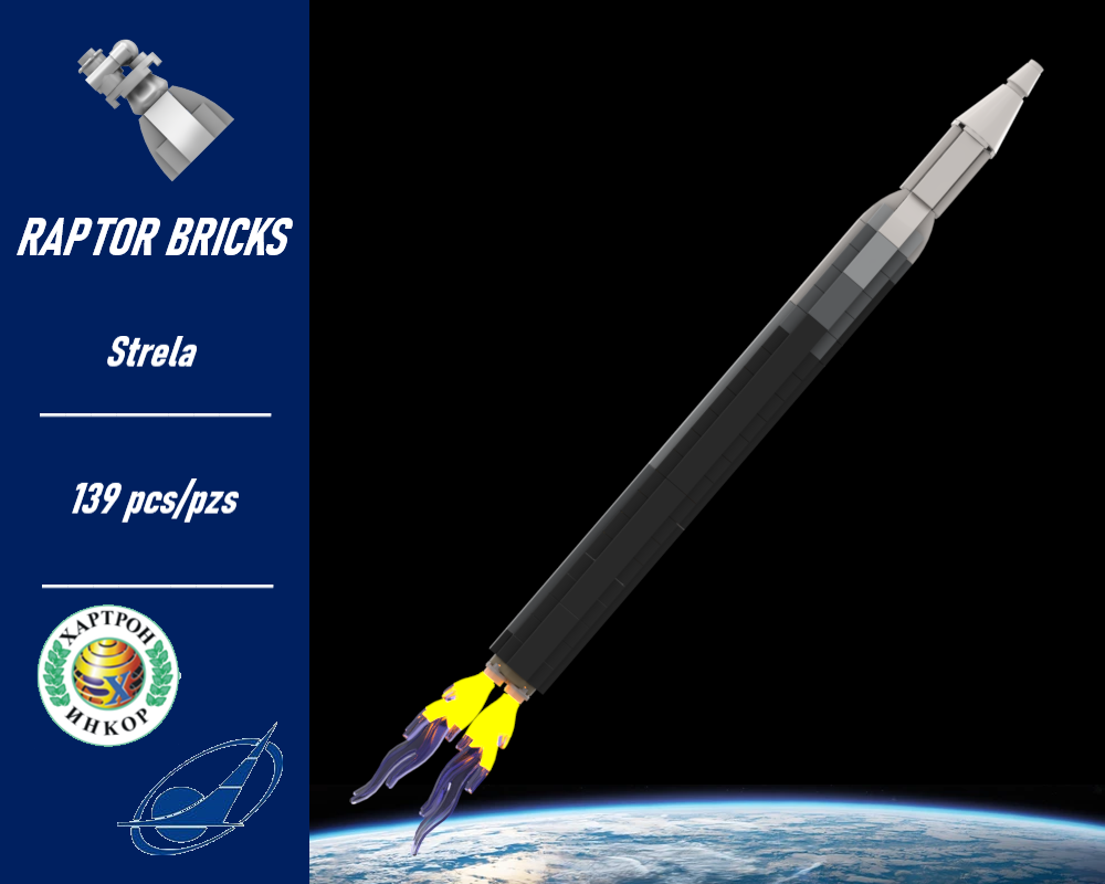 LEGO MOC Strela (at 1:110 scale) by RAPTOR BRICKS | Rebrickable - Build ...