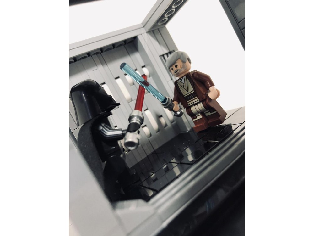 LEGO MOC Death Star Duel Diorama by obiblock | Rebrickable - Build with ...