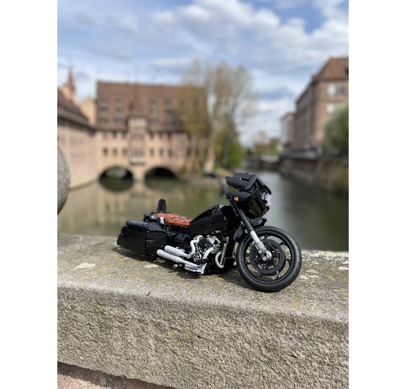 LEGO MOC Harley Davidson Road Glide by Bremskeil | Rebrickable - Build ...