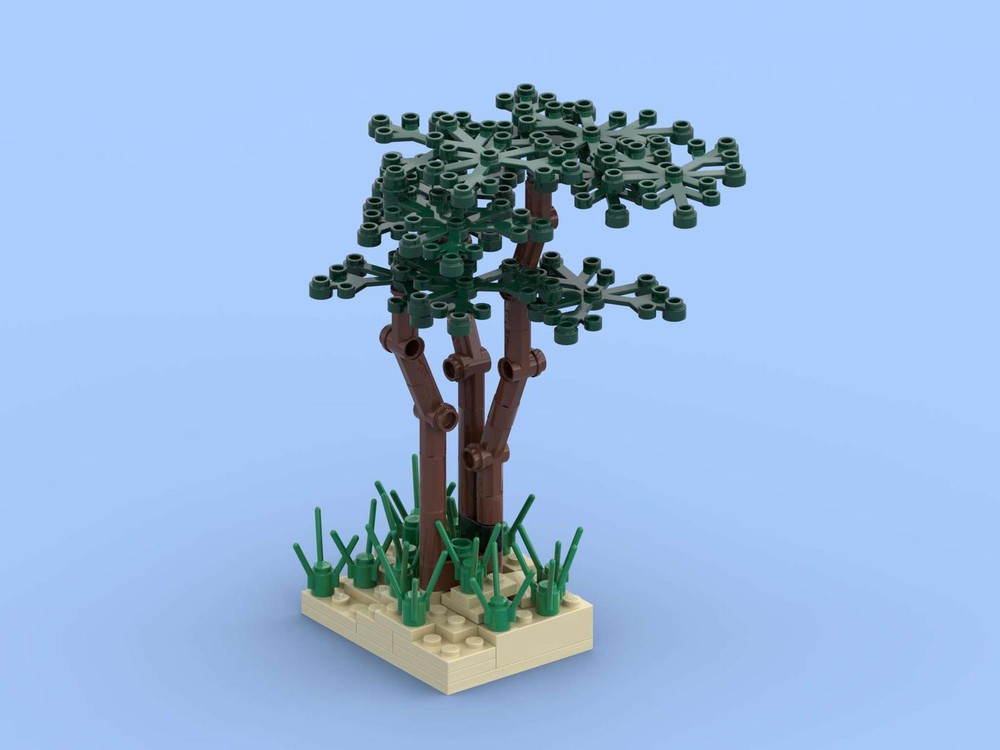 LEGO MOC Beach Pine Trees by fidi70 | Rebrickable - Build with LEGO