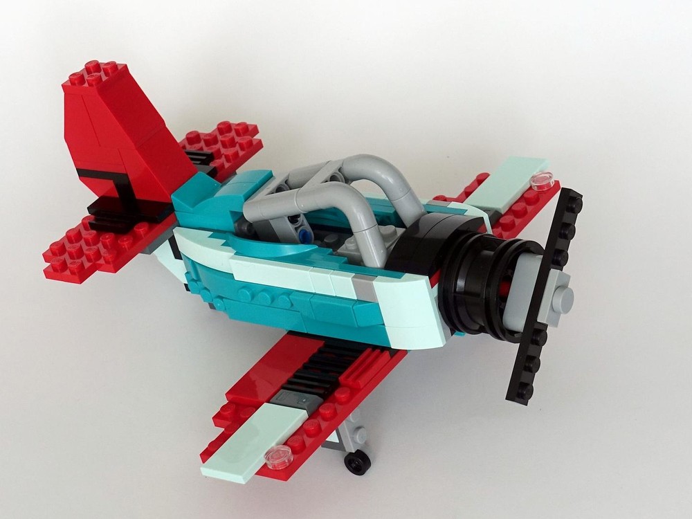 LEGO MOC 31127: Propeller Plane by Tomik | Rebrickable - Build with LEGO