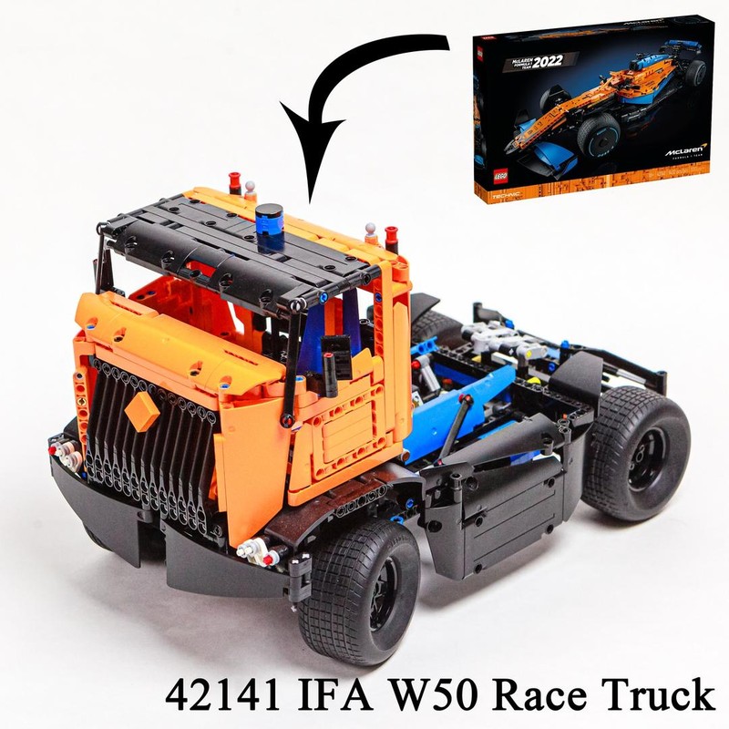LEGO MOC IFA W50 Race Truck (42141 McLaren Formula 1 c-model) by klimax ...