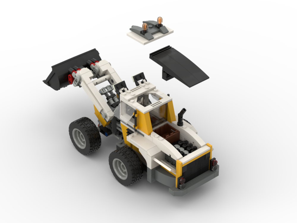 Lego Moc Front Loader By Owstin Rebrickable Build With Lego
