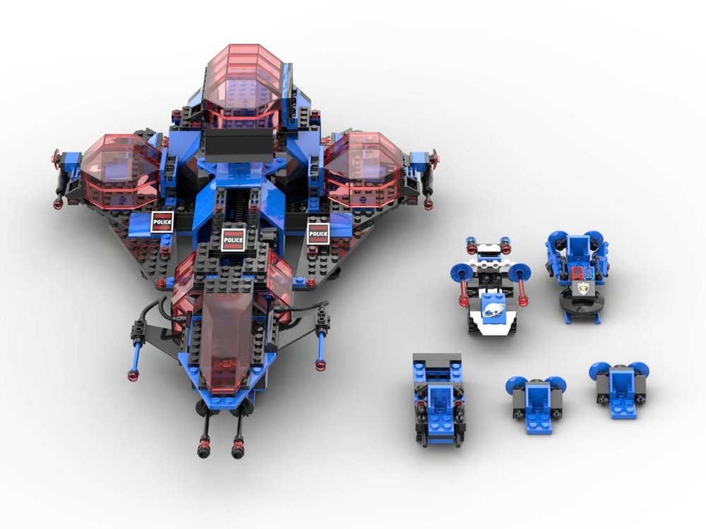 Lego Moc Grand Mission Commander 6986 Modification By Hzolika