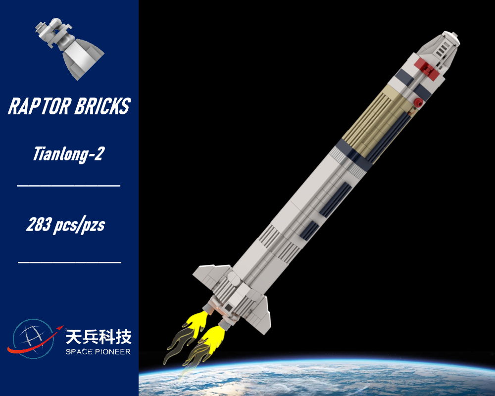 LEGO MOC Tianlong-2 (at 1:110 scale) by RAPTOR BRICKS | Rebrickable ...