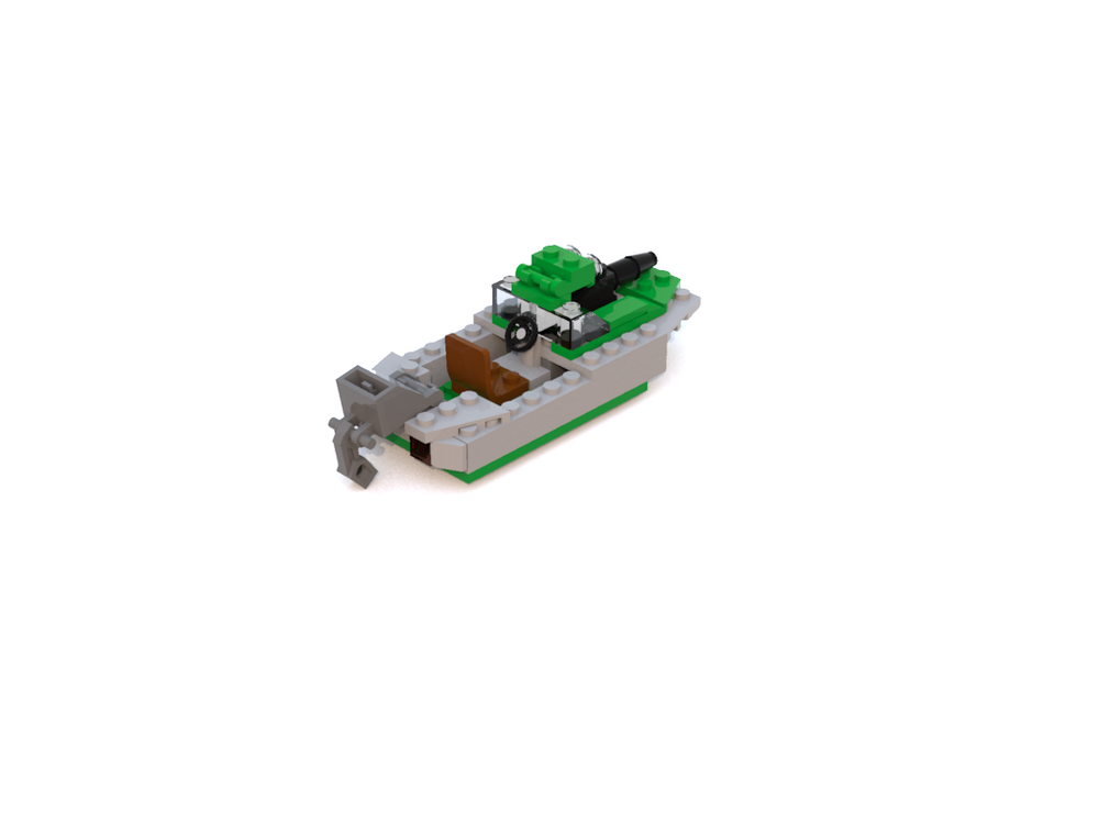 Lego Moc Military Motorboat By Igork Rebrickable Build With Lego