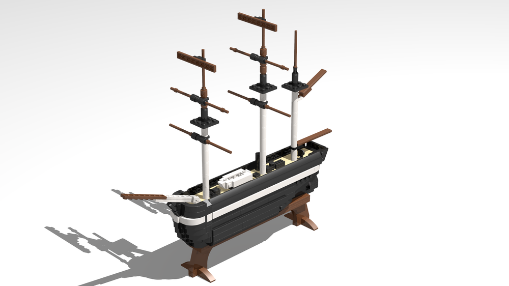LEGO MOC HMS Terror by GBDanny96 | Rebrickable - Build with LEGO