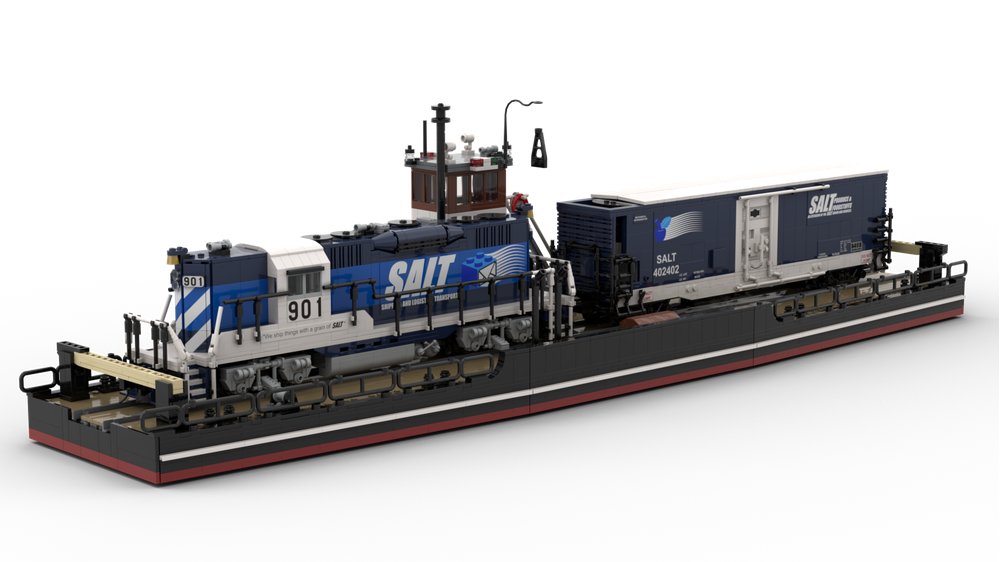 LEGO MOC Railroad Ferry by Yellow.LXF | Rebrickable - Build with LEGO