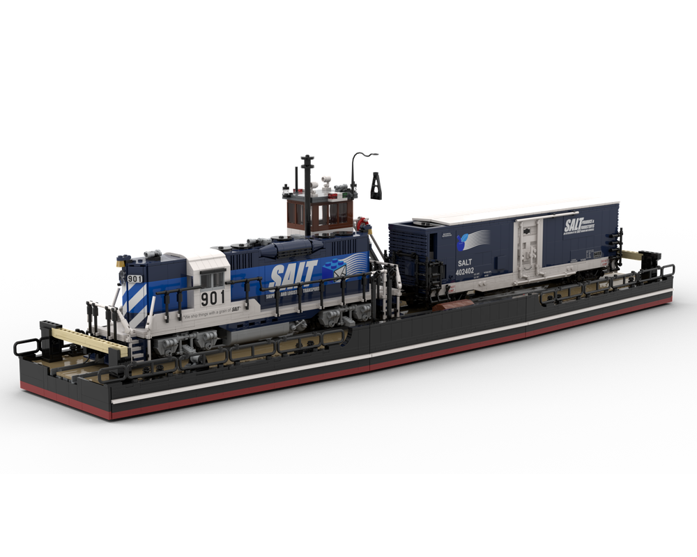 LEGO MOC Railroad Ferry by Yellow.LXF | Rebrickable - Build with LEGO
