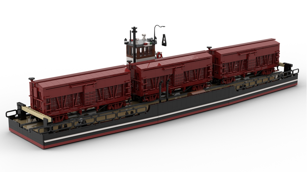LEGO MOC Railroad Ferry by Yellow.LXF | Rebrickable - Build with LEGO