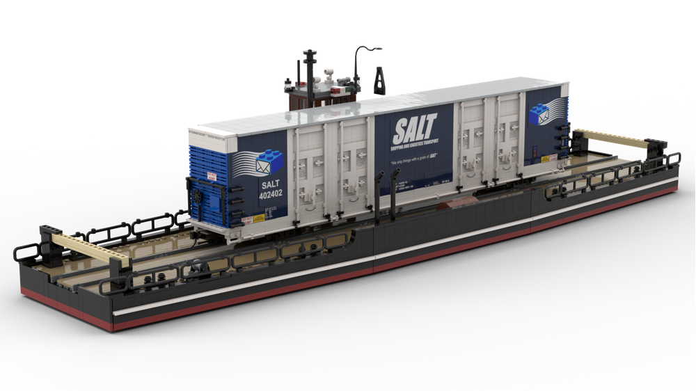 LEGO MOC Railroad Ferry by Yellow.LXF | Rebrickable - Build with LEGO