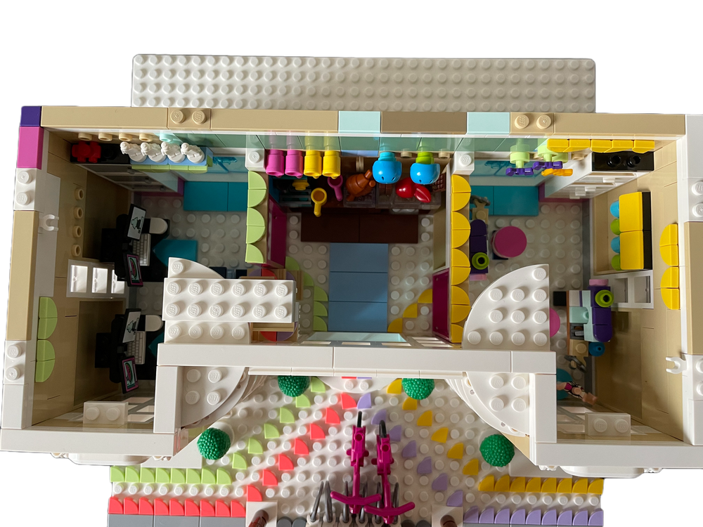 Lego Moc Art School Modular Alternate Build 3x 41711 By Re Bricked