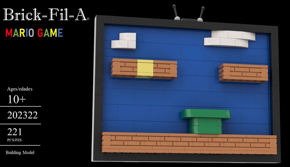 LEGO MOC Mario Game by Brick-Fil-A-Builds | Rebrickable - Build with LEGO